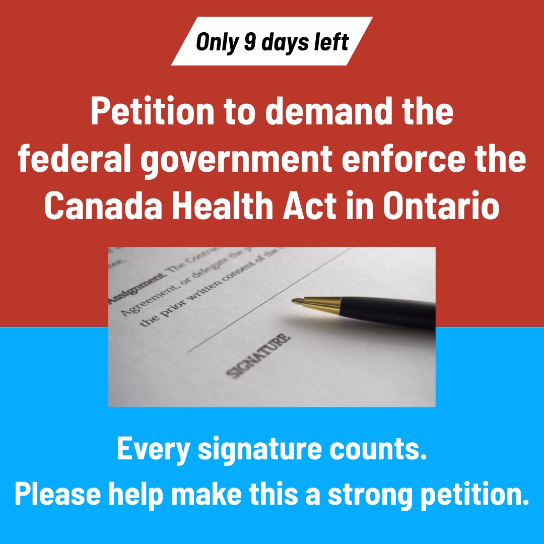 Sign OHC's Canada Health Act Petition to the House of Commons ...